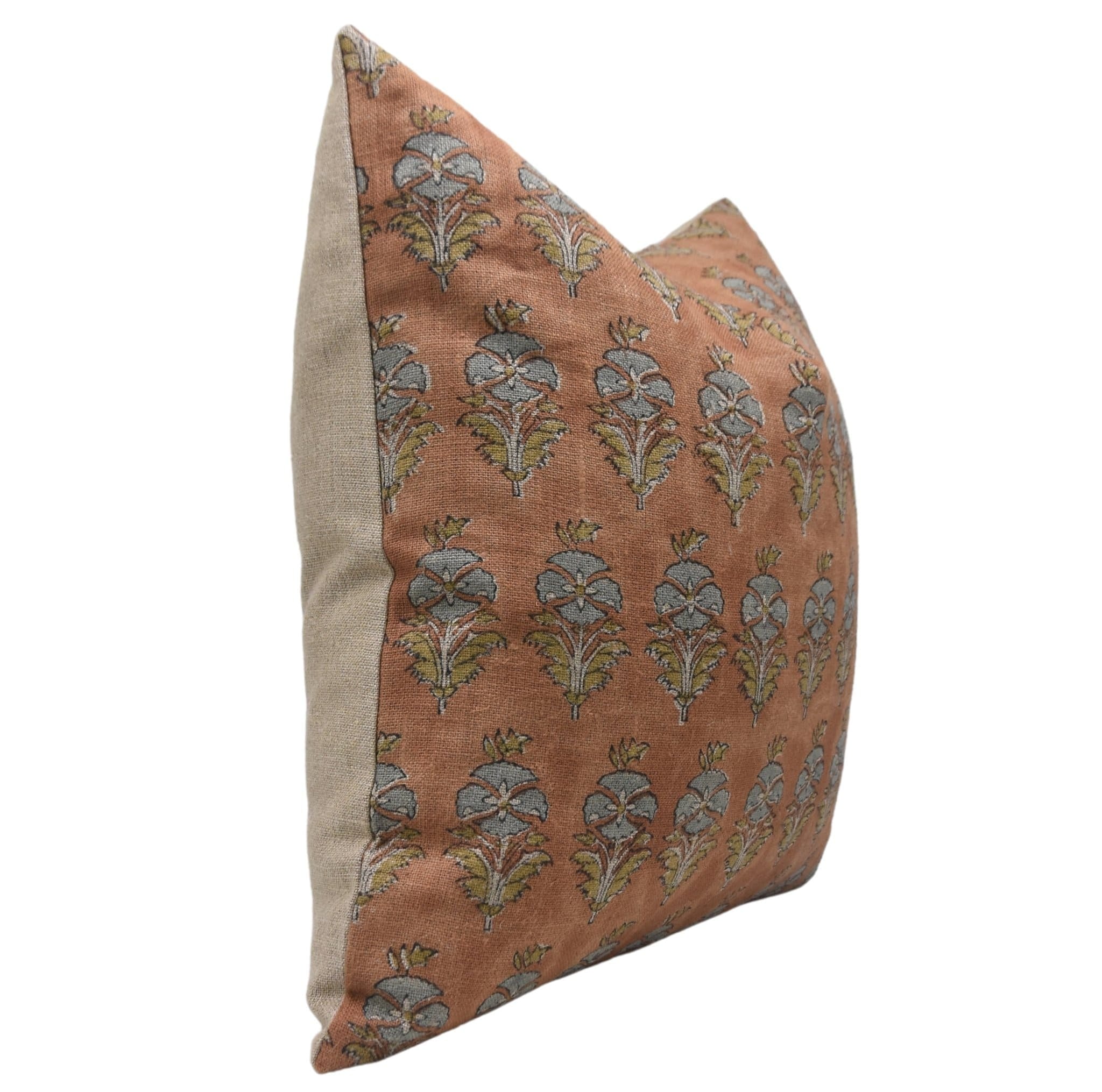 Shop Linen Block Print Pillow Covers | Handmade Luxury Cushions – Fabdivine