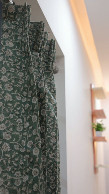 Handmade Block Print Curtains - Unique Designs - FABDIVINE