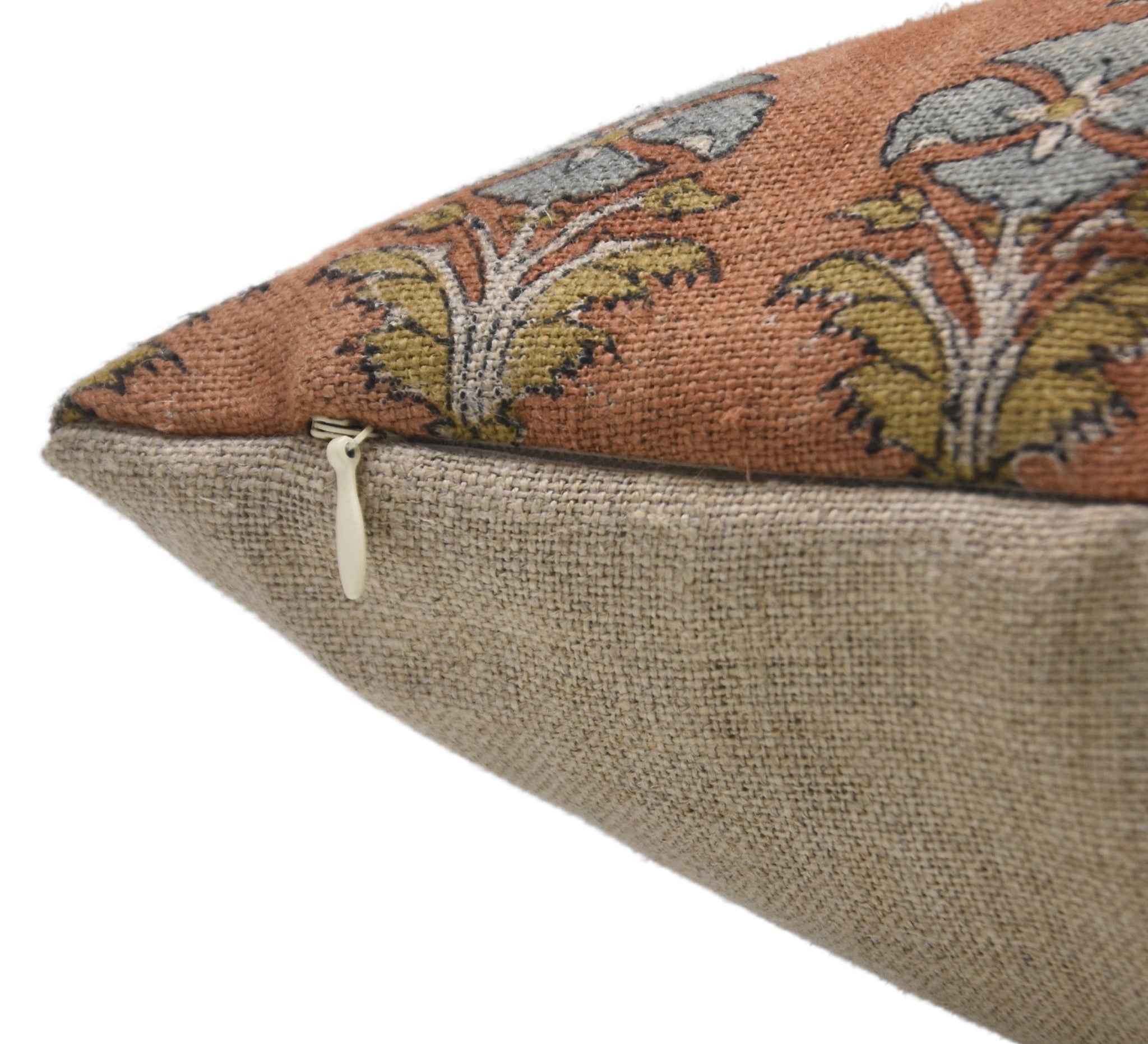 Artisan Block Print Pillows, Pure Linen Fabric Product | FABDIVINE LLC