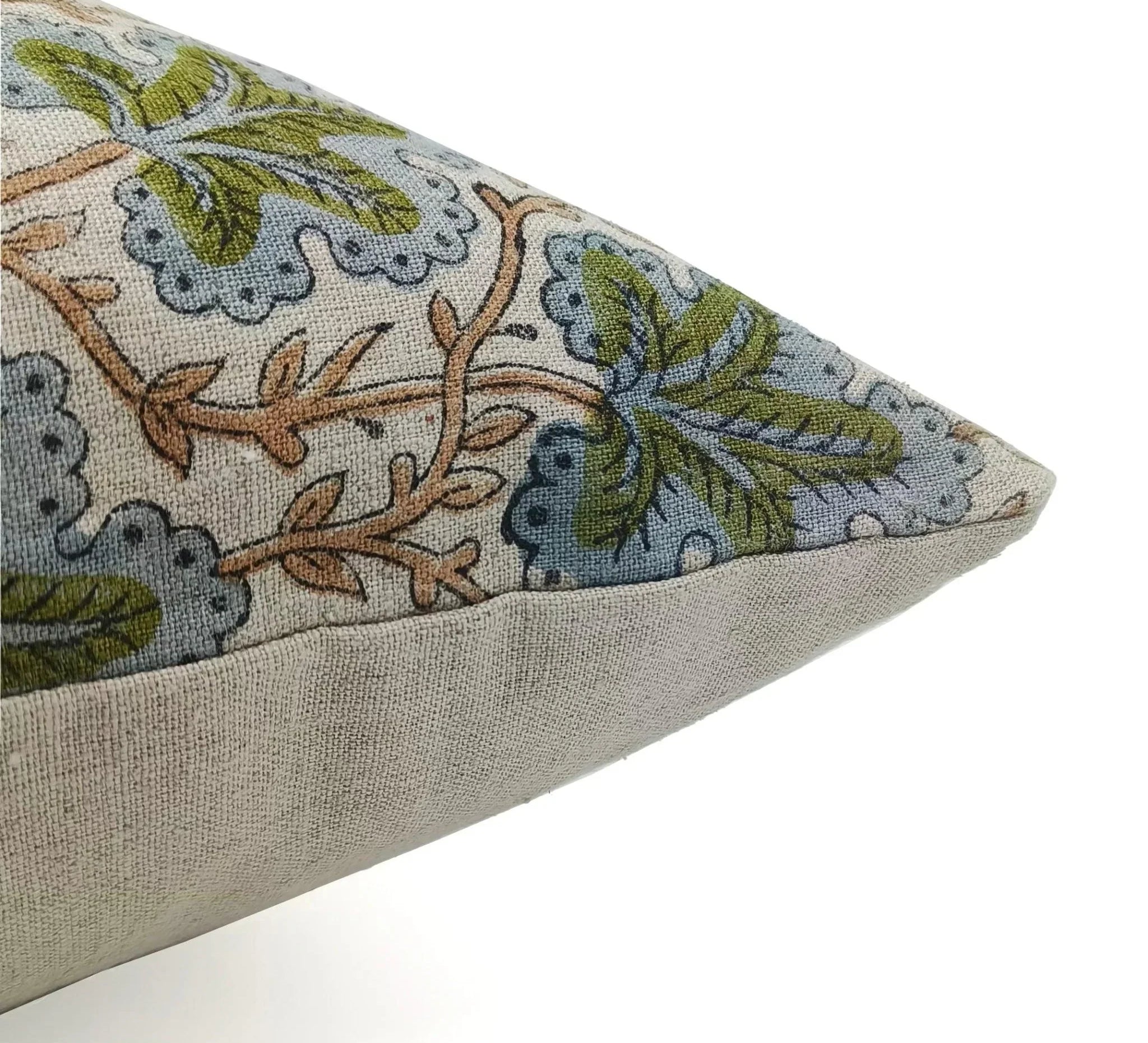 Artisan Block Print Pillows, Pure Linen Fabric Product | FABDIVINE LLC