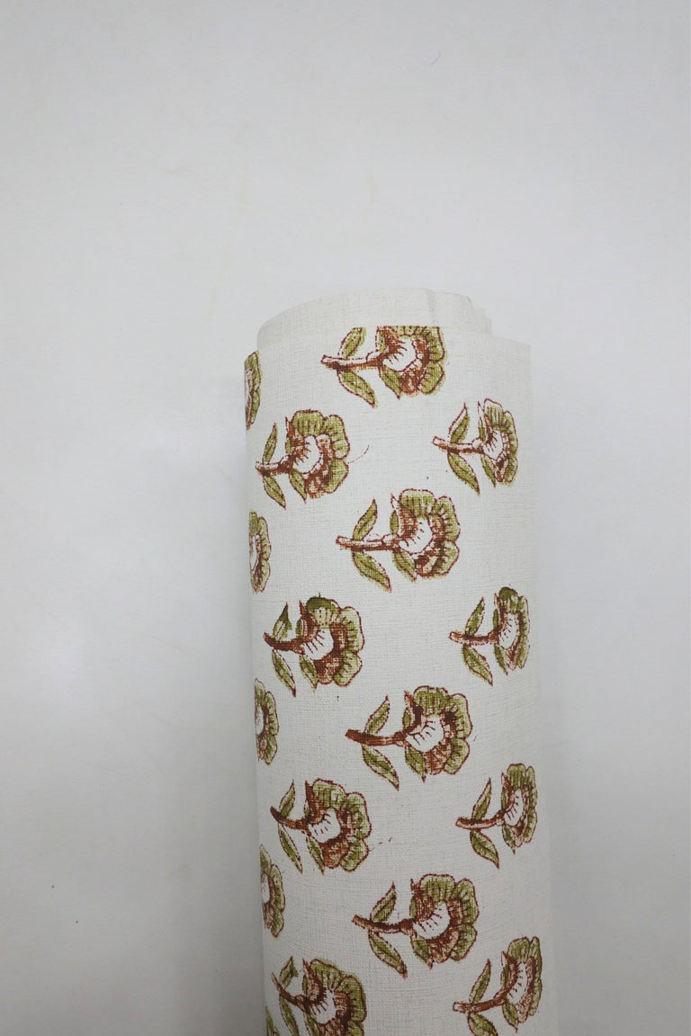 Rohini Print handblock block-printed wallpaper – Fabdivine
