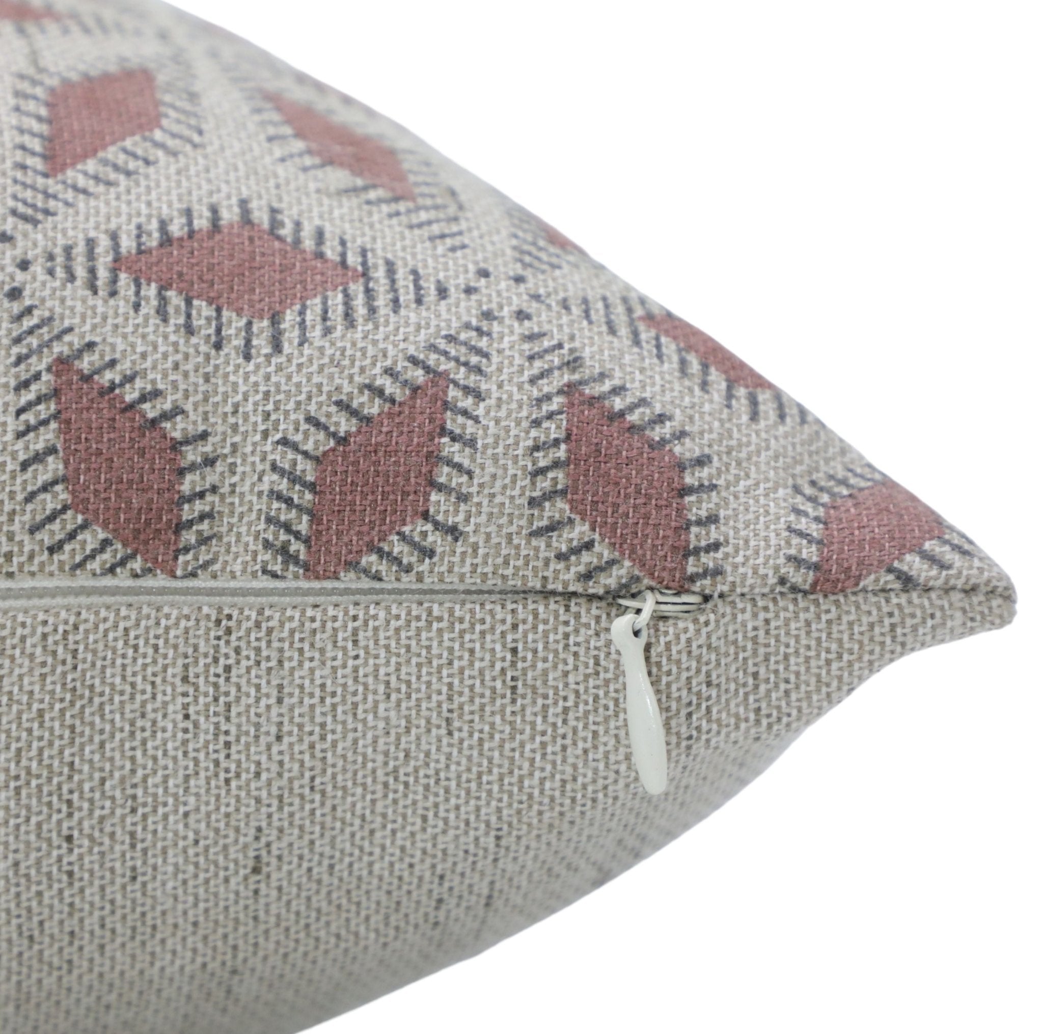 Block Printed Home Decorative Cushion Wrap For Couch Linen Blend ...